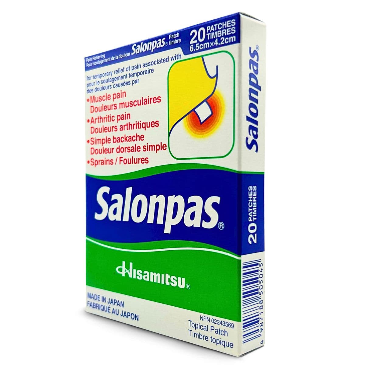Salonpas® Timbres antidouleur – PHYTOVIE & KAMI